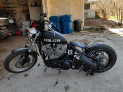 Lowbrow Customs Rabbit Ears Handlebars - 1 inch - Black