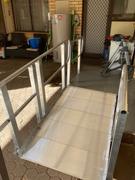 PVI OnTrac Wheelchair Access Ramp with Handrails, 385kg Capacity — Ramp ...