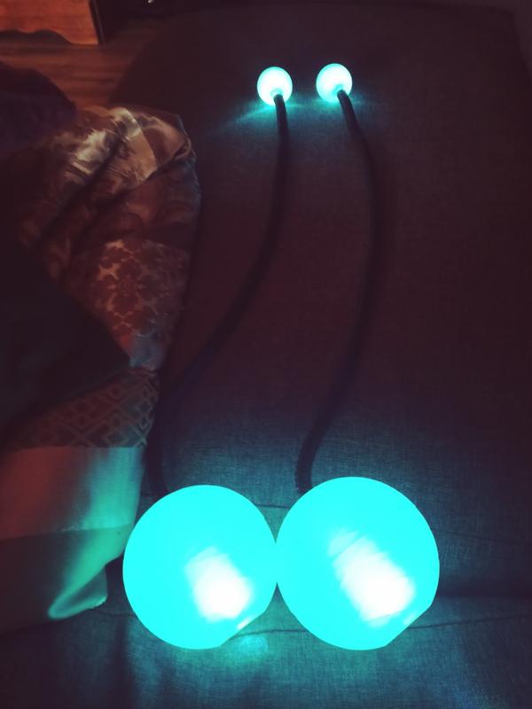 LED Contact Orb Poi Set with Gear Bag | UltraPoi