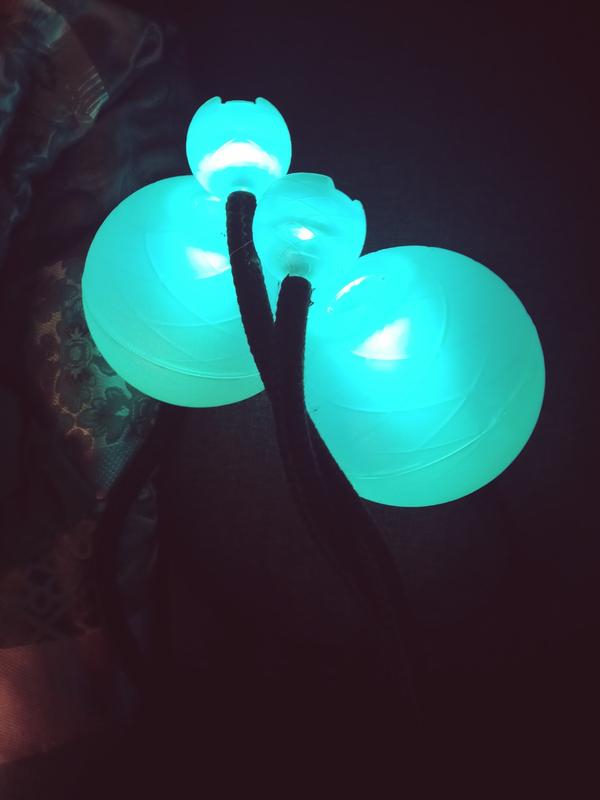 LED Contact Orb Poi Set with Gear Bag | UltraPoi