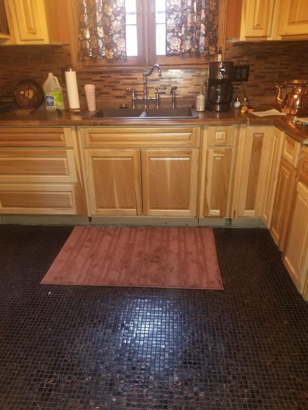 Espresso Shimmer Mixed Squares Glass Pool Tile