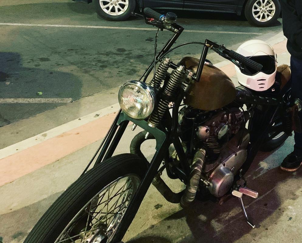 Black 7/8" Slant Z Handlebars | TC Bros. Chopper Parts