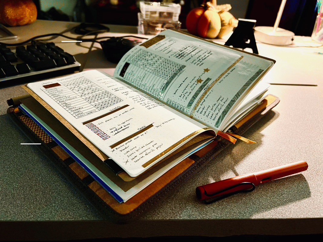 Field Journal | Tomoe River Notebook | Refillable Planner Dot Grid - LOCHBY