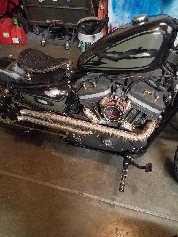 Lowbrow Customs Shotgun Exhaust Pipes 2004-21 Harley-Davidson Sportster ...