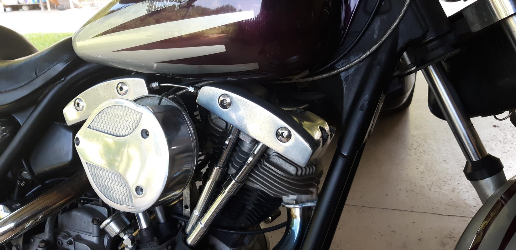 Lowbrow Customs Fish Scale Air Cleaner Cover for S&S Super E/G - Semi ...