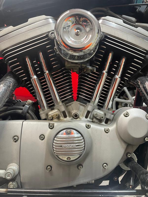 Mooneyes Finned Points Cover for Harley-Davidson Sportsters – Lowbrow ...