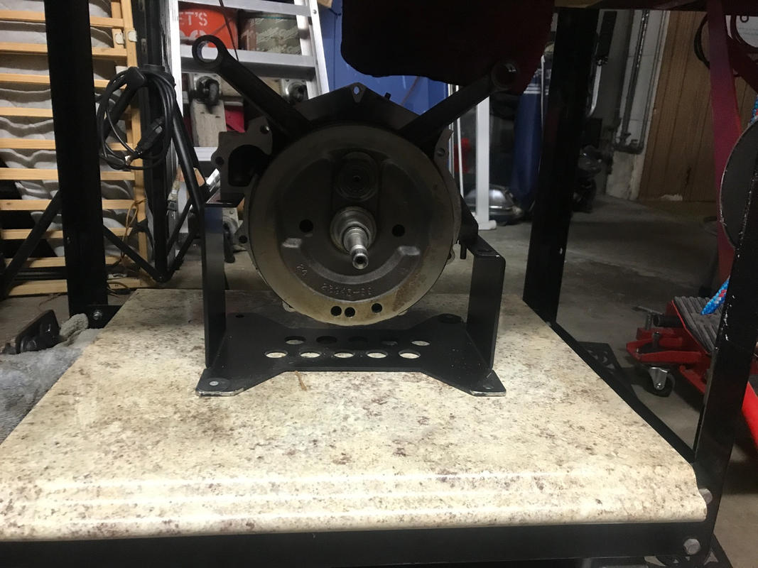 Lowbrow Customs Big Twin Harley-Davidson Motor Engine Stand - 1936 ...