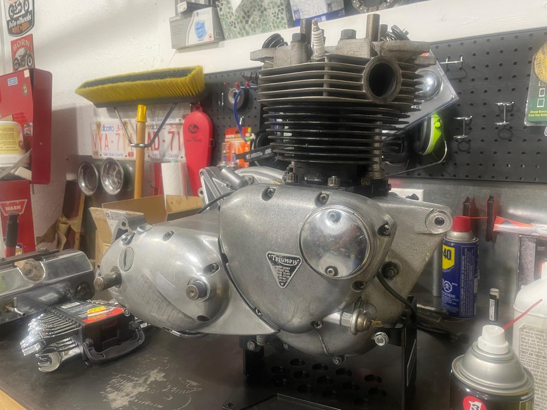 Lowbrow Customs Triumph Motor Engine Stand 650 / 750 Unit Twins 1963-up