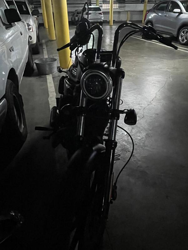 Lowbrow Customs Rabbit Ears Handlebars - 1 inch - Chrome