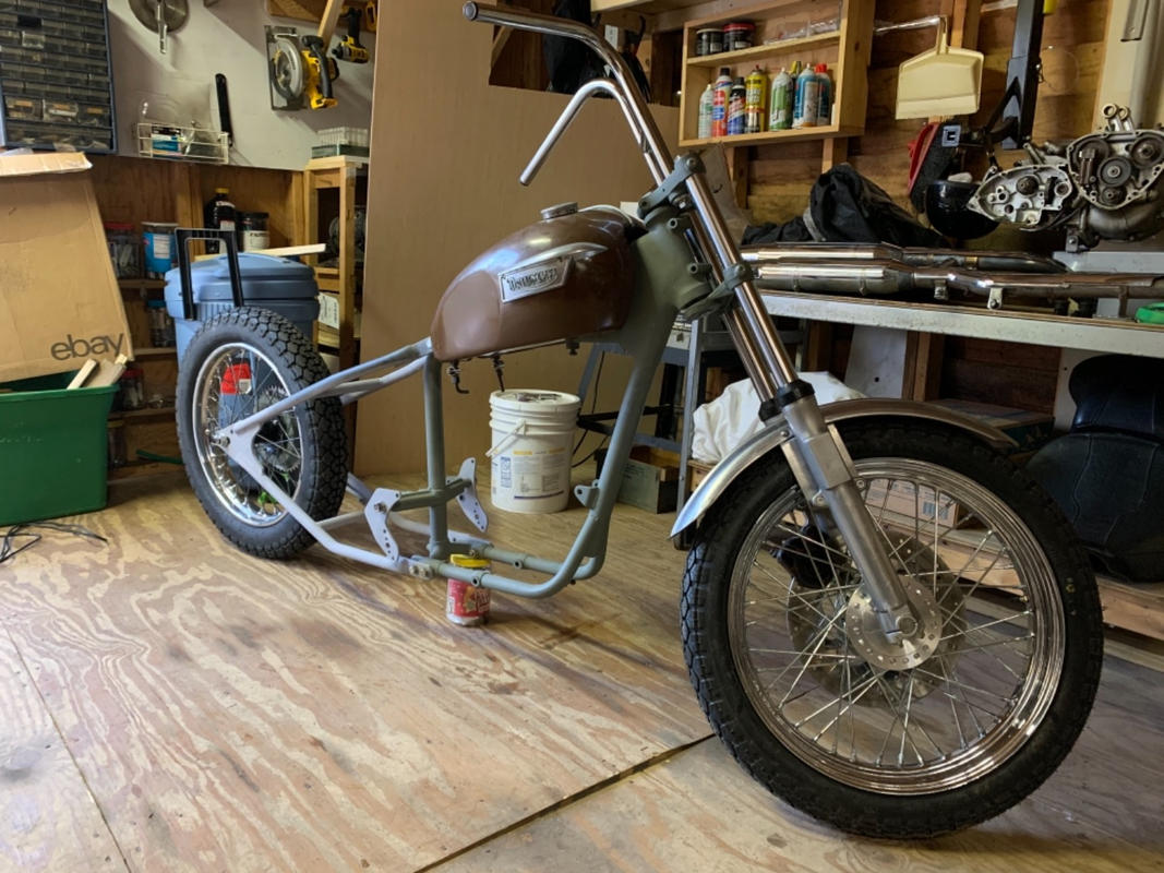 Lowbrow Customs Rabbit Ears Handlebars - 1 inch - Chrome