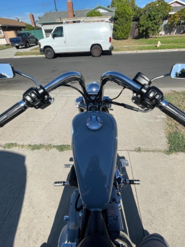 Lowbrow Customs Rabbit Ears Handlebars - 1 inch - Chrome