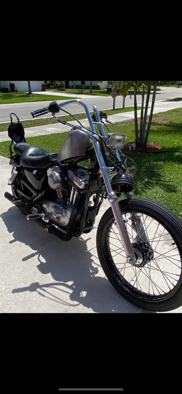 Lowbrow Customs Rabbit Ears Handlebars - 1 inch - Chrome