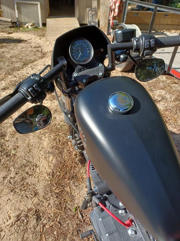 Cycle Standard Z Bar Handlebars - 1 inch - 4 inch Rise - Black ...