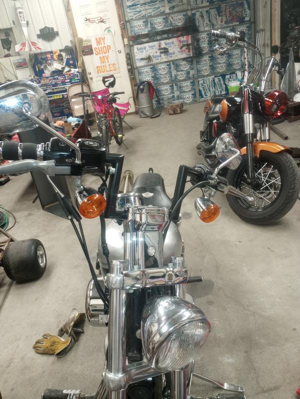 Cycle Standard Z Bar Handlebars - 1 inch - 6 inch Rise - Black ...