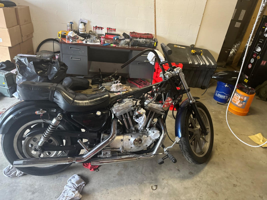 Lowbrow Customs Narrow Rabbit Ears Handlebars - 1 inch - Black