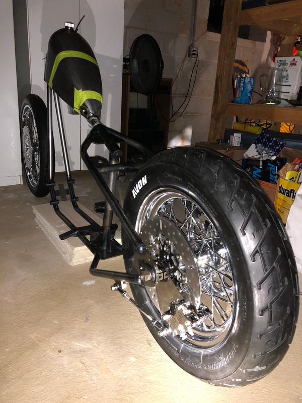 Mid-Usa 16 x 3.00 Chrome Complete Rear Wheel fits all Harley-Davidson ...