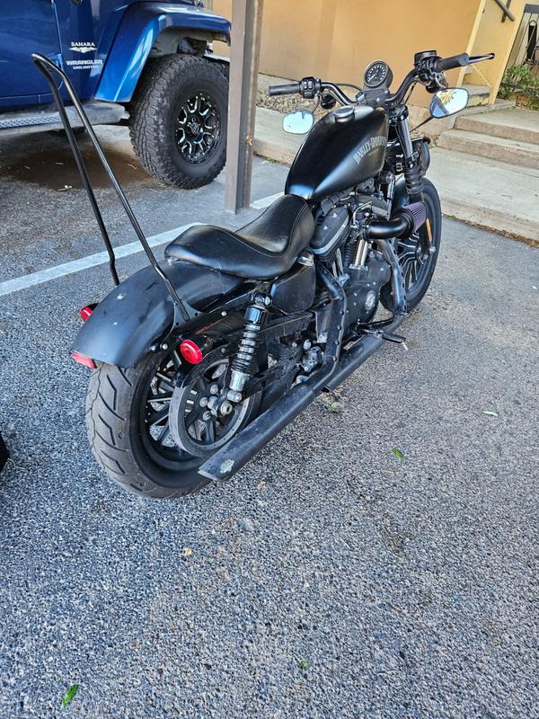 Gasbox Tall Chopper Bolt On Sissy Bar - 2004 & Up Sportsters – Lowbrow ...