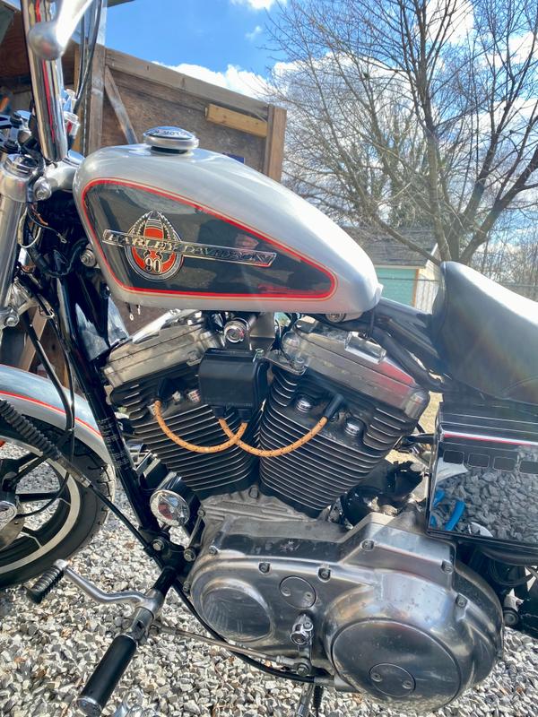 Gasbox Top Motor Mount - 1986-2003 Sportster - With Coil and Stock ...