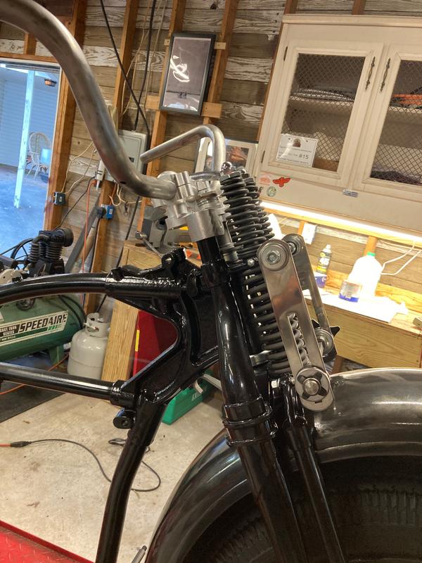 Lowbrow Customs Springer Riser Adapter Top Clamp