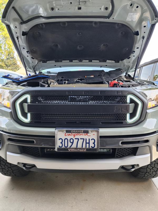 Ford Ranger RTR Grille w/ LED Lights - Without Bezel - RTR Vehicles