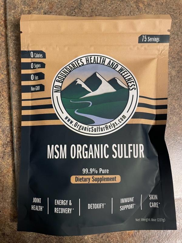 Pure Organic Sulfur Crystals, MSM Powder Supplement, Made in USA -NBHW ...