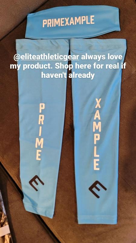 Light Blue Arm Sleeve – Elite Athletic Gear