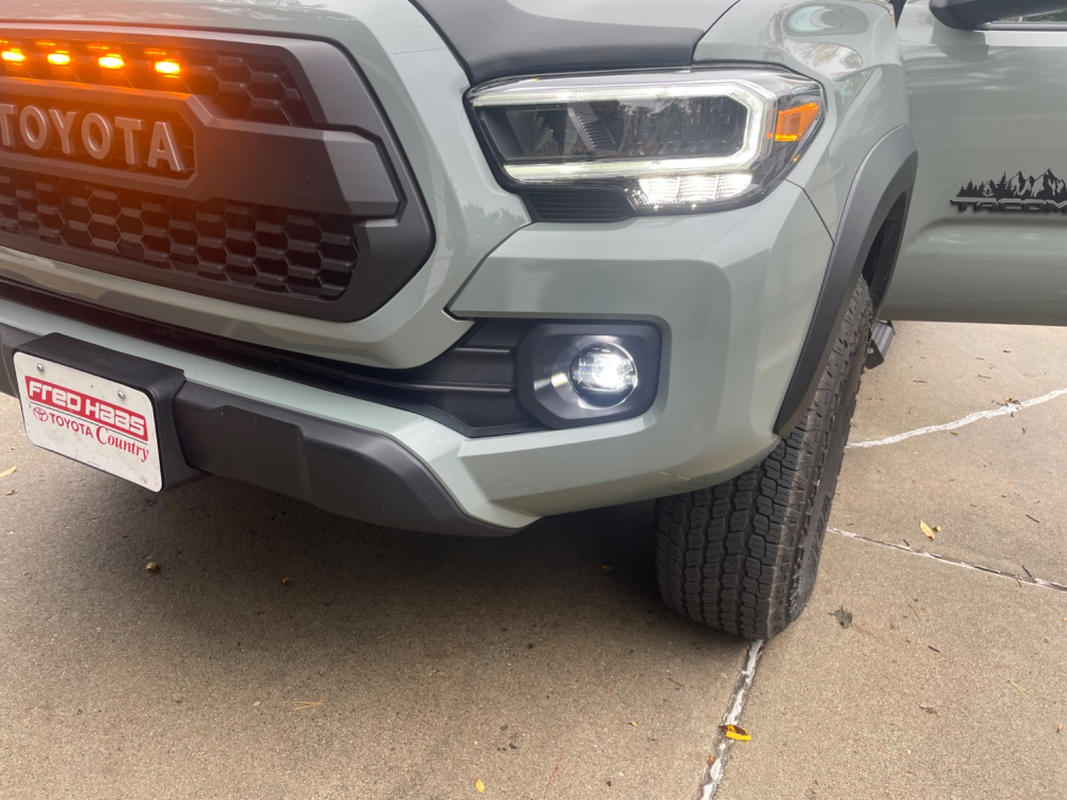 AlphaRex Universal Toyota Dual Color LED Projector Fog Lights (2010-20 ...