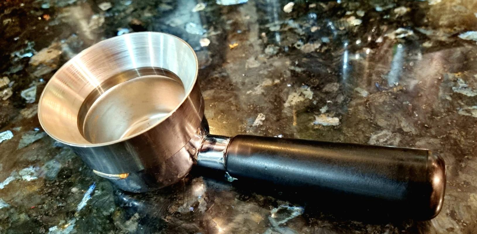 La Pavoni Curved Tamp Through Dosing Funnel 49MM