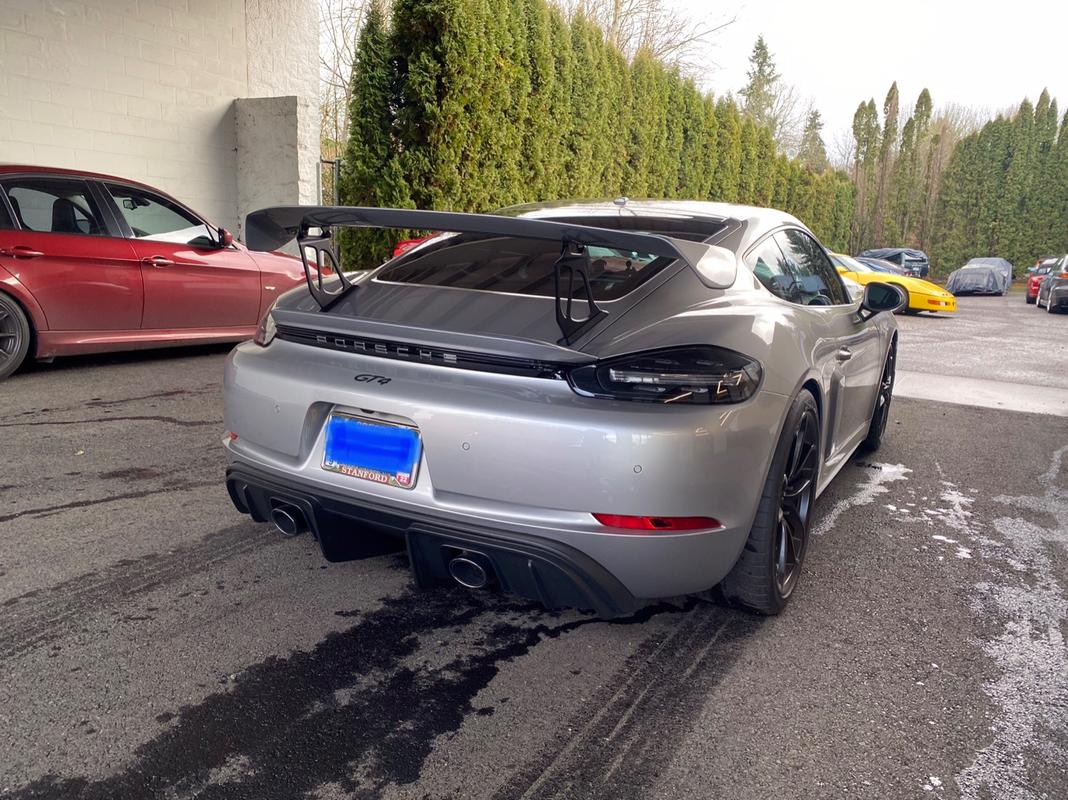 GT4 Wing Risers by RSNV - For 981 and 718 GT4