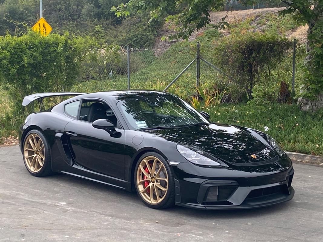 GT4 Wing Risers by RSNV - For 981 and 718 Porsche GT4