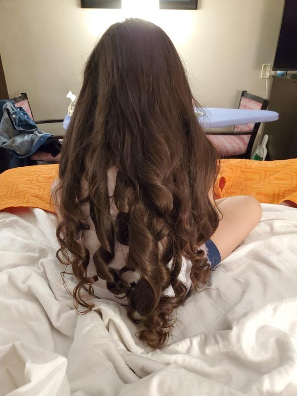 Satin Heatless Curling Set - Sunset Tie Dye | KITSCH