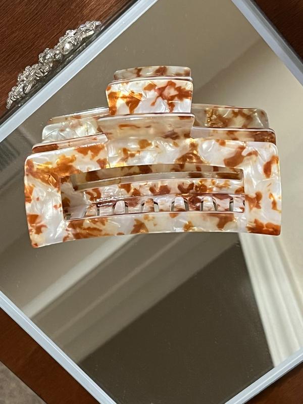 Eco-Friendly Jumbo Open Shape Claw Clip - Black | KITSCH