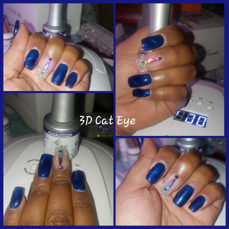 3D Cat Eye - CE40 Sapphire – iGel Beauty