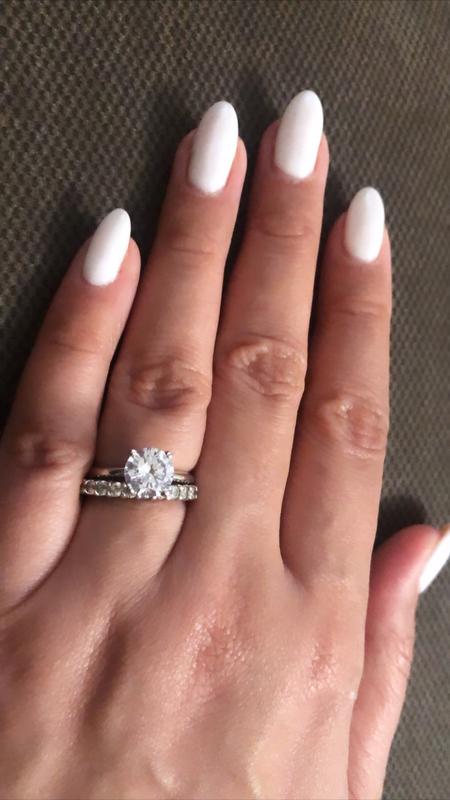 2 ct 4 Prong V Style Classic Solitaire Engagement Ring – Tiger Gems