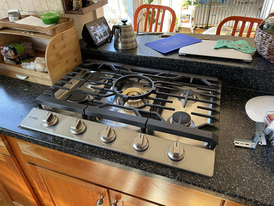 FOTILE Tri-Ring Burner GLS30501 30-Inch Gas Cooktop With 5 Sealed ...