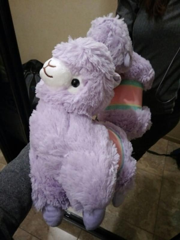 Llama Alpaca Plush Toy With Saddle - GEEKYGET