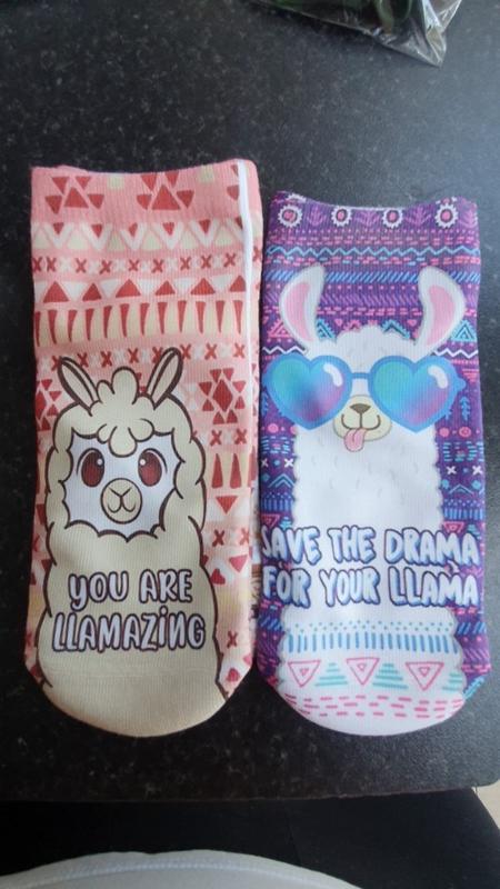 Funny Inspirational Quote Llama Alpaca Ankle Socks Geekyget