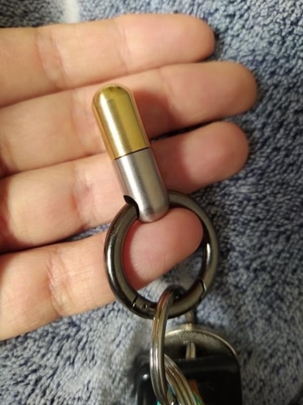 Mini Capsule Cutter Key Ring Pendant - GEEKYGET