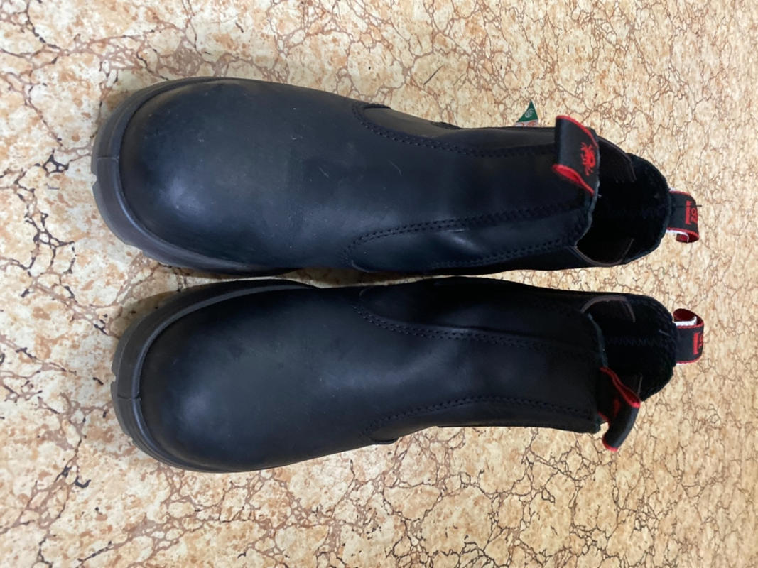 Redback Bobcat Unisex Slip On Steel Toe Work Boot PSBBK - Black | Work ...