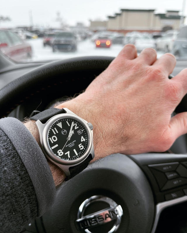 Atlas Eclipse [38mm] | Solar Titanium Field Watch | Momentum – Momentum ...