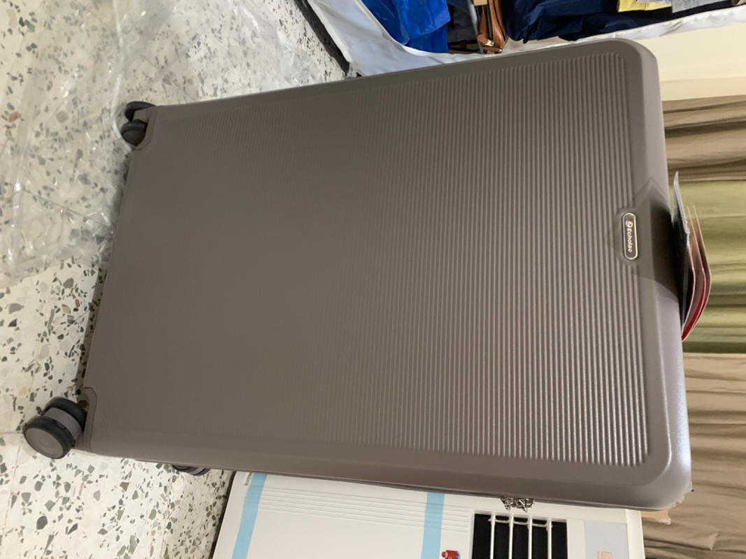 Echolac Sense Hardcase 4 Double Wheel Luggage Trolley, Brown ...