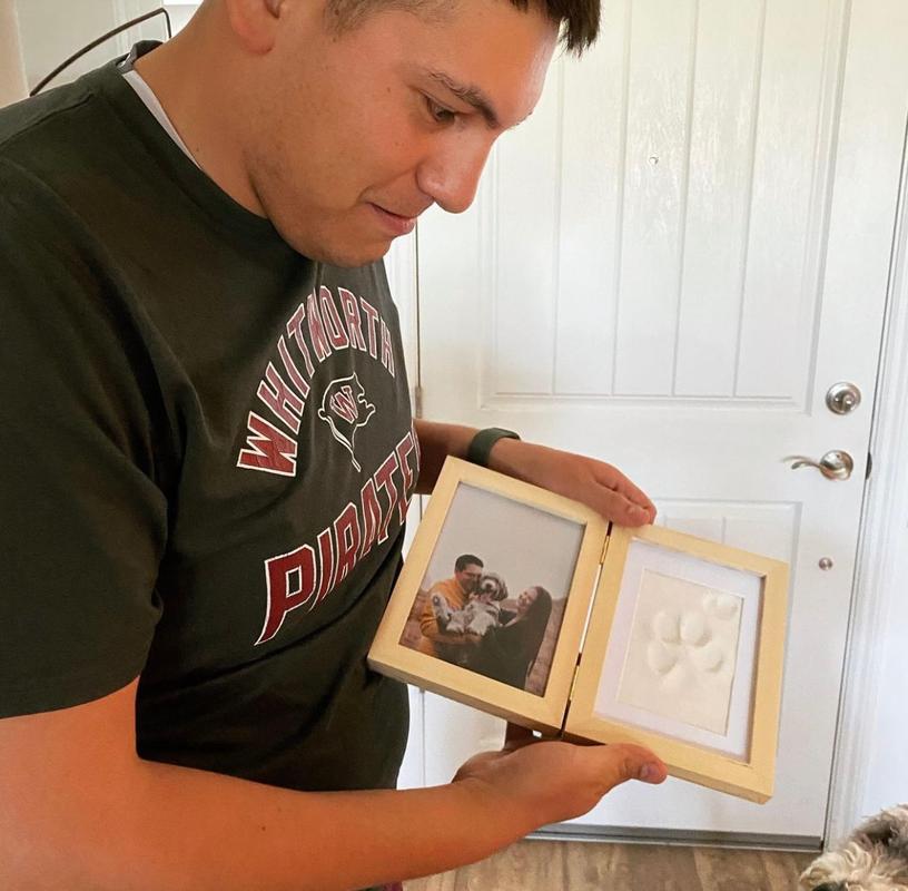 Pet Clay Paw Print Frame Kit - Fur Gift