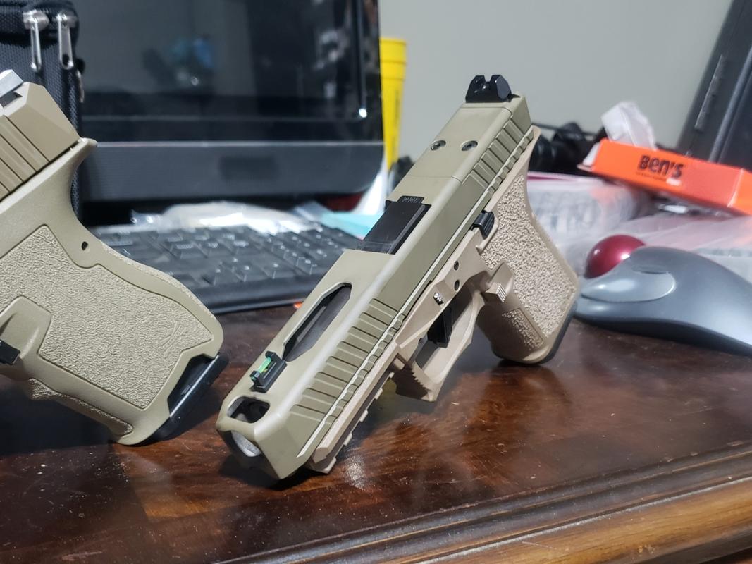 LFA Complete Assembled Compensated Combat RMR Slide for Glock 19 | 3CR ...
