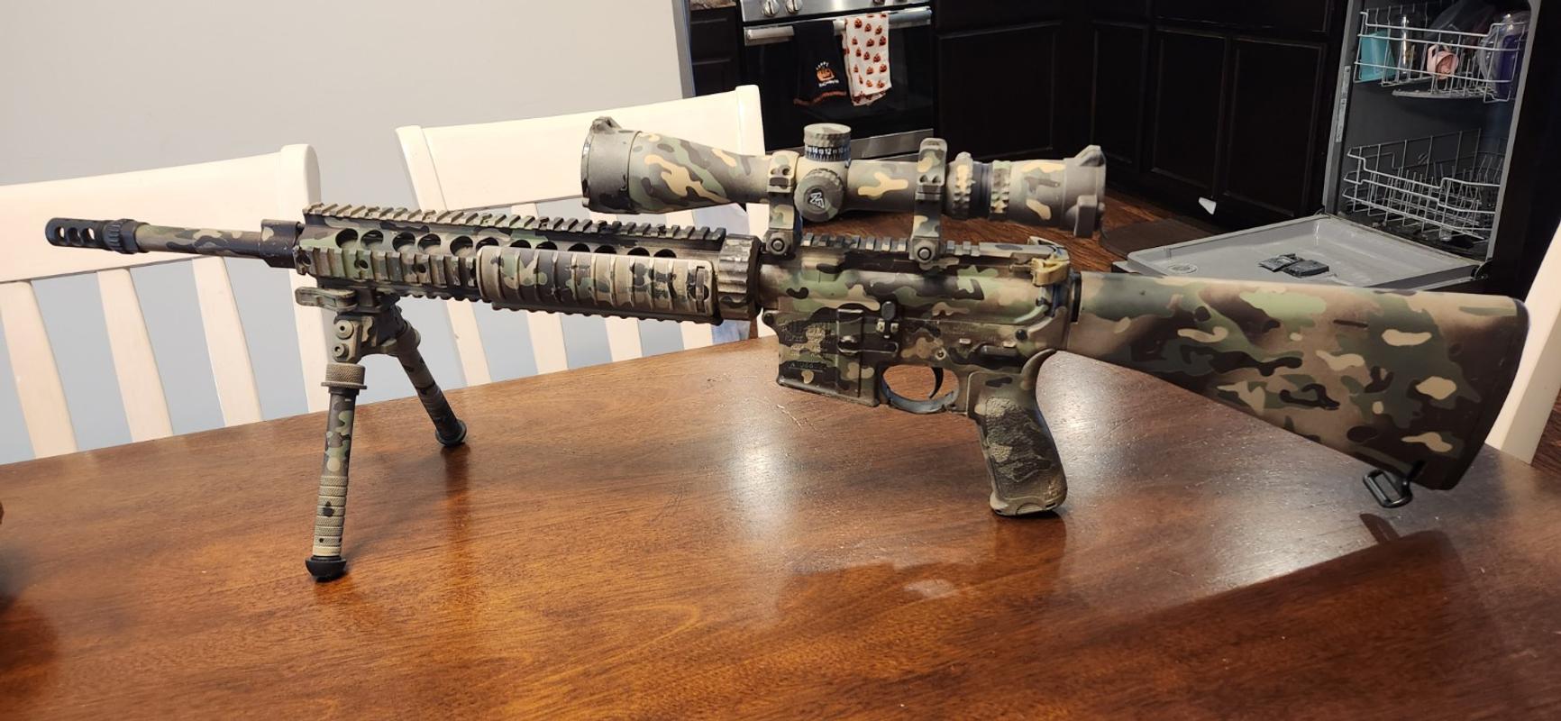 MULTICAM Camouflage Stencil Pack for Duracoat, Cerakote, Gunkote ...