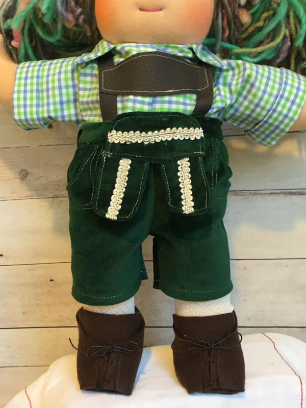 Doll Tag Clothing Lederhosen Doll Clothes Pattern 18 inch American Girl ...