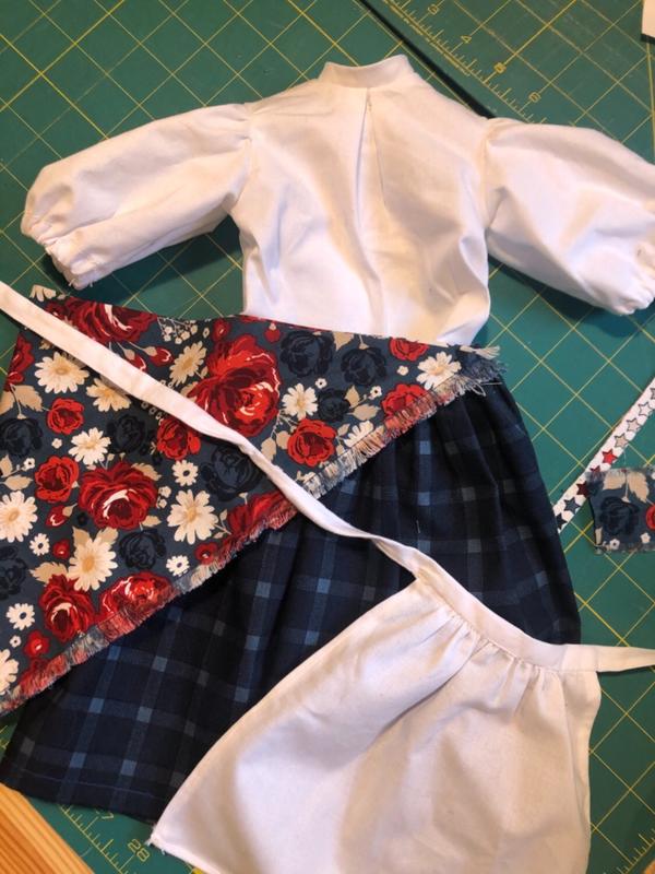 Keepers Dolly Duds Pretty Pilgrim 18 inch Doll Clothes PDF Pattern