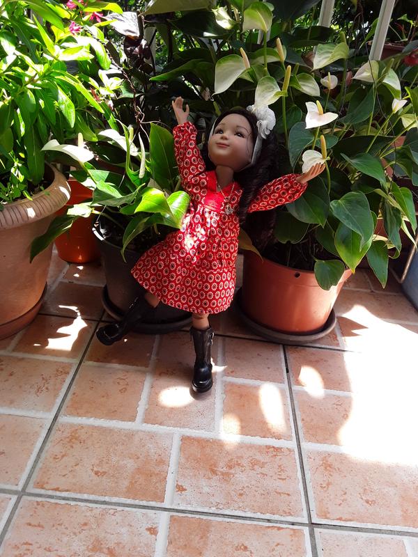 Liberty Jane Alice Springs Dress Doll Clothes Pattern 14.5-15 inch Dolls