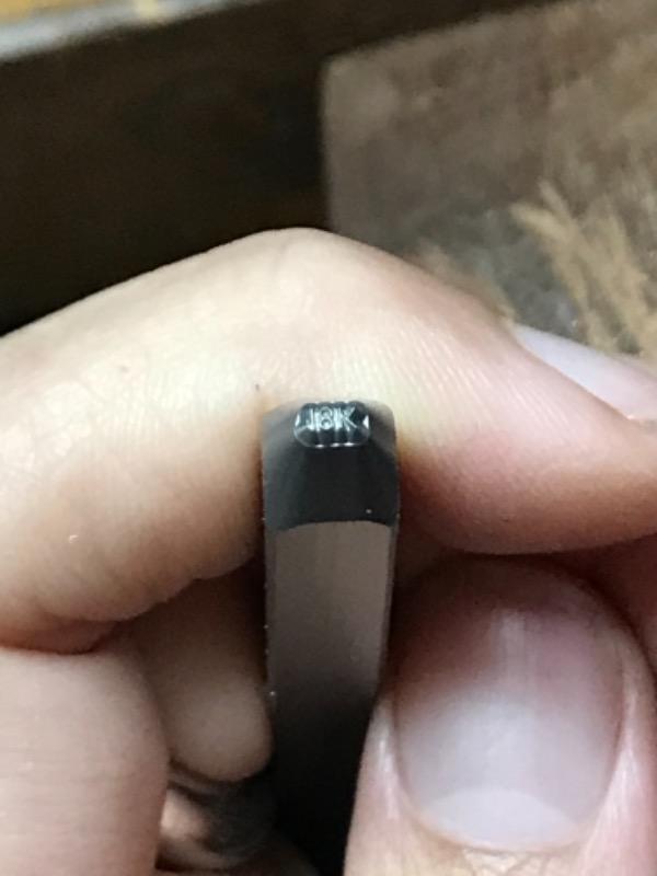 18k Jewelry Hallmark Stamp