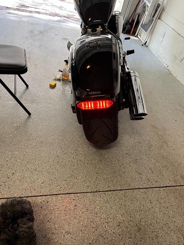 2011-2014 Yamaha Stryker Blaster-X Integrated LED Tail Light – Custom LED