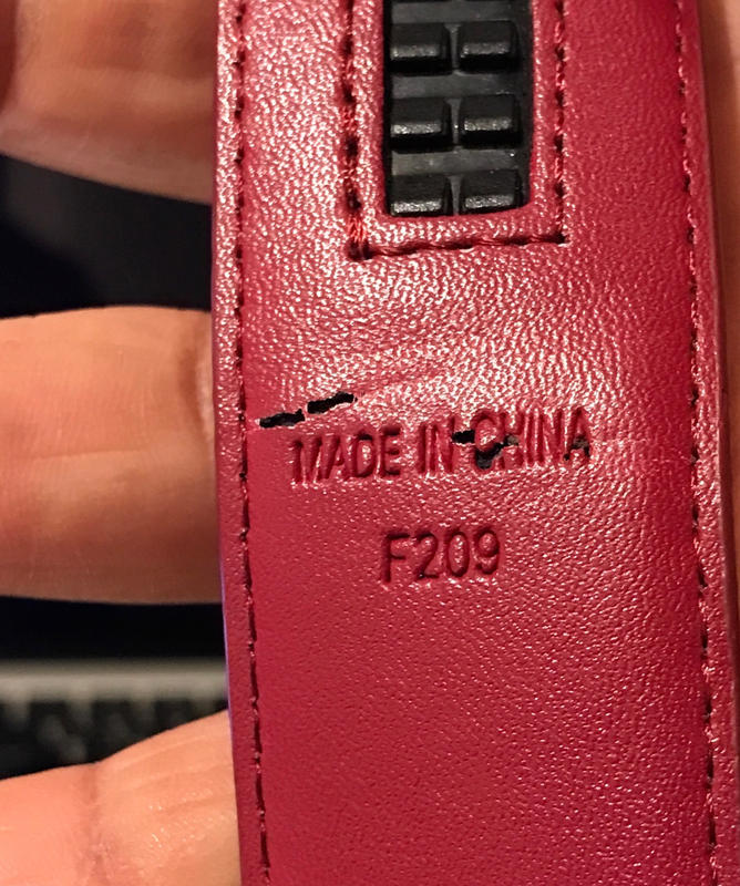 40mm Maroon Leather | Mission Belt